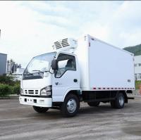 China ISUZU QINGLING 600P 6 wheeler 3 tons Refrigerated Van with THERMO KING refrigeration unit RV380 model for sale