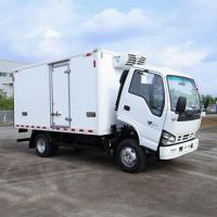 China ISUZU QINGLING 600P 6 wheeler 3 tons Refrigerated Van with THERMO KING refrigeration unit RV380 model for sale