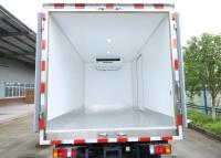 China ISUZU QINGLING 600P 6 wheeler 3 tons Refrigerated Van with THERMO KING refrigeration unit RV380 model for sale
