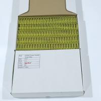 China Green Twin Ring Nylon Twin Loop Wire Binding 3:1 Electroplated for sale