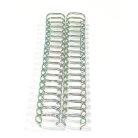 China Rainbow Metal Spiral Coil , Electroplating Book binding Wires for sale