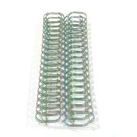 China Rainbow Metal Spiral Coil , Electroplating Book binding Wires for sale