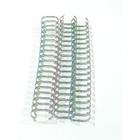 China Rainbow Metal Spiral Coil , Electroplating Book binding Wires for sale