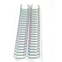 China Rainbow Double Metal Spiral Binding Wire With Electroplating for sale
