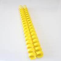 China Office Document Binding Combs 6mm (1/4'') 21 Ring Notebook PVC Binder Plastic Binding Combs for sale