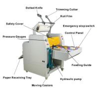 China 4300W Film Roll Laminating Machine Double Sides Paper Lamination Machine Max Width 520MM for sale