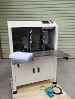 China Double Head Pneumatic Round Corner Max Cutting 10 mm Cutter Cutting Machine For Advanced Book for sale