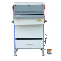 China Super 600 Heavy Duty Paper Hole Punching Machine 2 In 1 Double Loop Spiral Wire O Closing Machine for sale