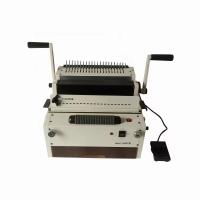 China Electric Desktop 4 In 1 Punching Machine And Spiral Wire Coil Comb Binding Machine Equipment for sale