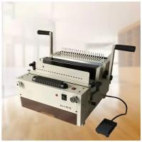 China Electric Desktop 4 In 1 Punching Machine And Spiral Wire Coil Comb Binding Machine Equipment for sale