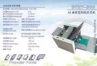 China A3 Desktop 4 Combs Folding Machine Automatic Envelope Filter Paper Brochure Folding Machine Equipment for sale
