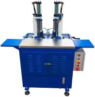 China Semi-Automatic Oil Pressure Double Head Book Paper Corner Cutting Cutter Machine Edge Banding Corner Rounding Machine for sale