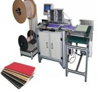 China Two Ring Double Wire Coil Spiral Calendar Closing Binding Binder Machine Equipment for sale