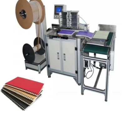 China Two Ring Double Wire Coil Spiral Calendar Closing Binding Binder Machine Equipment for sale