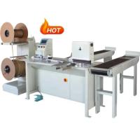 China Iron Metal Double Loop Wire Twin Ring Spiral Coil Cutting Binding Closing Pressing Machine Equipment For Notebook Calender for sale