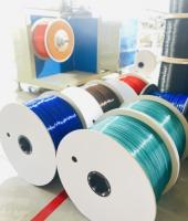 China Eco-friendly Plastic Spiral PVC Plastic Coil Binding Raw Materials Recycled PVC Filament 1.6mm 1.8mm 2.0mm for sale