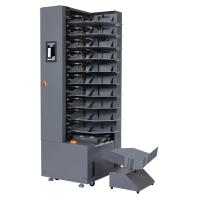 China Air Suction 10 Bins Automatic Paper Sheet Book Booklet Collating Machine Equipment for sale