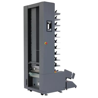 China 10 Stations Air Suction Automatic A2 A3 A4 A5 Paper Book Booklet Sheet Collator Machine Equipment for sale