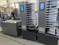 China 10 Stations Air Suction Automatic A2 A3 A4 A5 Paper Book Booklet Sheet Collator Machine Equipment for sale