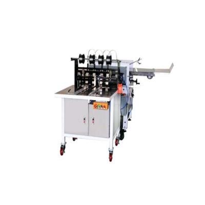 China Automatic Notebook Book Paper Stapling Folding Binding Machine Brochure Wire Flat Saddle Stitching Machine Booklet Maker Machine for sale
