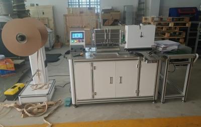 China Conveyor Size 2.16x0.37x0.7m Twin Loop Wire Spool Binding Machine Max 1 1/4 Inch 32 MM With Calender Hanger Attachment for sale