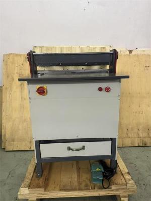 China Industrial A2 A3 A4 Paper Hole Punching Machine Heavy Duty Semi-automatic Punch Wire Binding Machine for sale