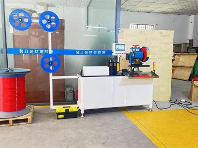 China Max 550 MM Touch Screen Automatic Calender Hook Making Forming Maker Machine Equipment for sale