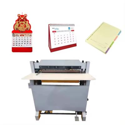 China CK-620 Semi Automatic Industrial Invoice Account Book Calenders Note Book Paper Sheet Punching Punch Drilling Machine Equipment for sale