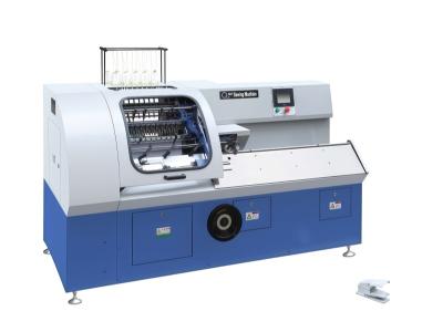 China SX-460E 12 Needles And 19mm Needle Interval Program-Control Semi-utomatic Binding Sewing Machine Manual Book Binding Machine for sale