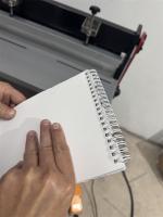 China Double Wire Punching And Binding 2 In 1 Machine for Note Book Double Wire Closing for sale