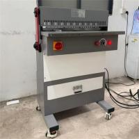 China Semi Automatic Paper Book Cardboard Notebook Hole Punching Machine Wire Closing Machine Equipment for sale