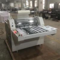 China QDFM-900A Semi Automatic Pneumatic Pressure Compounding Machine Industrial Hot Roll Lamination Machine for sale