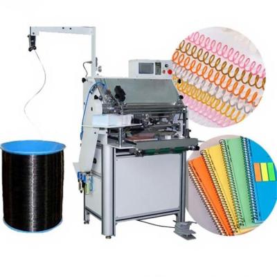 China Semi Automatic Student Notebook Metal Loop Wire Book Binder Machine Single Spiral Coil Calendar Wire Binder Binding Machine for sale