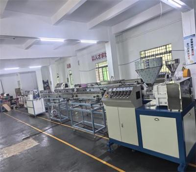China PFE-50D Automatic Two Head Rewinding PVC Plastic Filament Extrusion Machine Low Price PVC Plastic Filament Extrusion Machines for sale