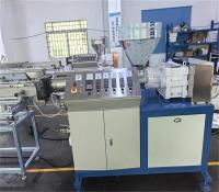 China Good Price Two Heads Rewinding PVC Plastic Filament Extruder Plastic PVC Filament Extruding Machine for sale