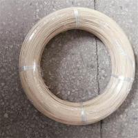 China 0.8 mm 0.9 mm Beige PET Nylon Coated Wire Bra Wire Galvanized Wire Nylon Coated Steel Bra Wire for sale
