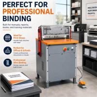 China Super450 Heavy-duty Binding Machine Automatic Punching Machine Hanging Ring Binding Machine for Calendar Notebook Puncher for sale
