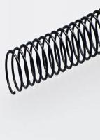 China NanBo Eco-friendly PVC PET Colorful Plastic Single Loop Spiral notebook Binding Coil for sale