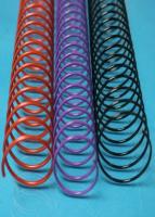 China NanBo Nylon Coated Metal Single Loop Spiral Notebook Binding Coil for sale