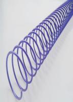 China NanBo Nylon Coated Metal Single Loop Spiral Notebook Binding Coil for sale