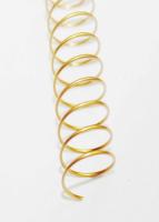 China NanBo Nylon Coated Metal Single Loop Spiral Notebook Binding Coil for sale