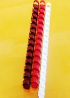 China Roud / Oval Shape Binding Materials Pvc Plastic Comb 6mm To 50mm Pitch 12.7mm for sale
