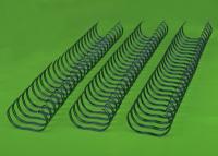 China Spiral Wire O Binding Materials Nylon Coated  Basic Color Black And White for sale