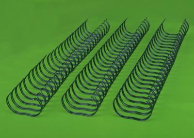 China Spiral Wire O Binding Materials Nylon Coated  Basic Color Black And White for sale