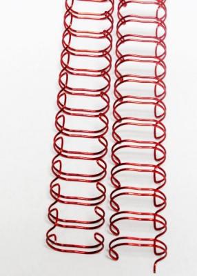 China Nylon Coated A4 Double Loop Wire , Double Wire Binding Spiral for sale
