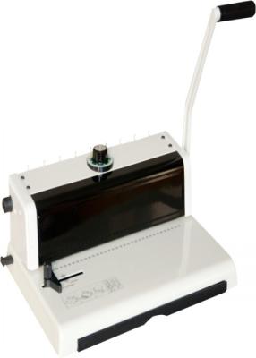 China Double Loop Wire Comb Binding Machine Easy Operation Paper Size A4 for sale