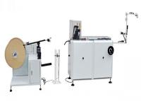 China Twin Loop Ring  Spiral Forming Machine Automatic Binding Material Nylon Coated for sale