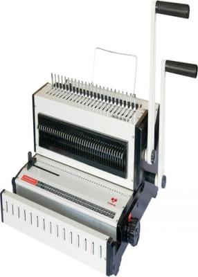 China Multi Functional Desktop Wire Comb Press Strip Punching Binding Machine for sale