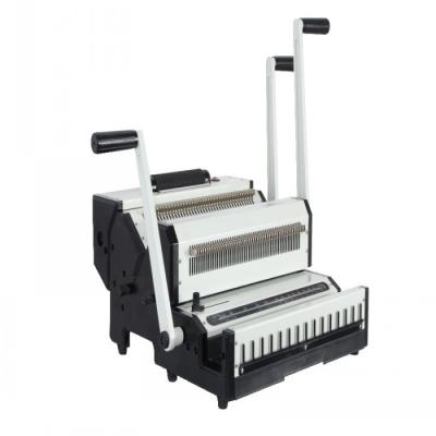 China Double Loop Wire And Plastic Spiral Coil Punching Binding Machine for sale