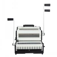 China Double Loop Wire And Plastic Spiral Coil Punching Binding Machine for sale